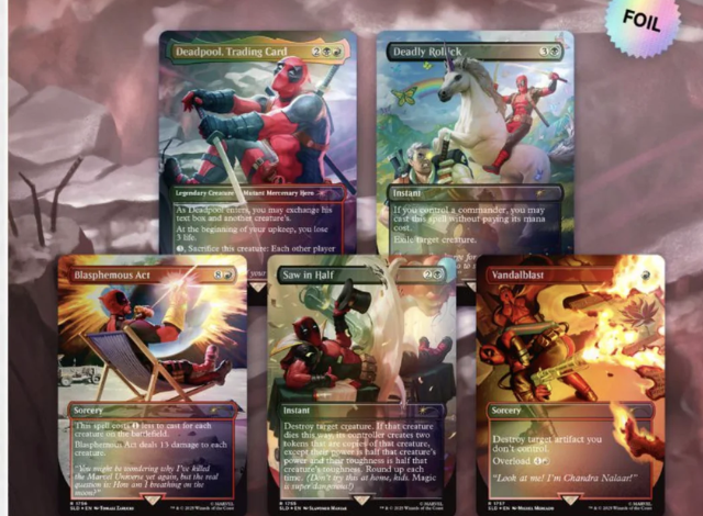 MTG Secret Lair x Marvel Deadpool crossover revealed—limited edition ...