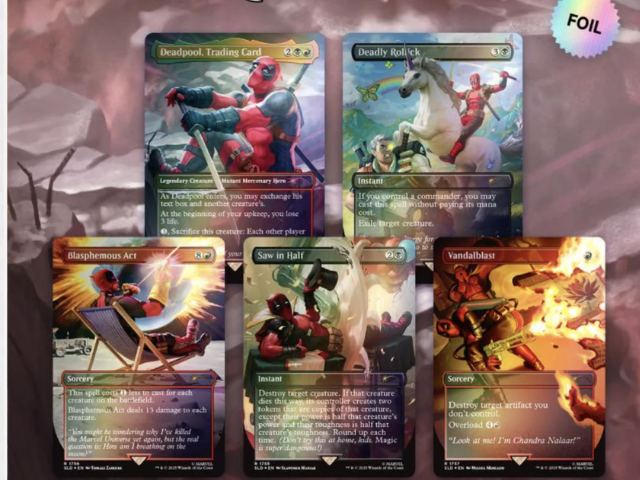 MTG Secret Lair x Marvel Deadpool crossover revealed—limited edition ...
